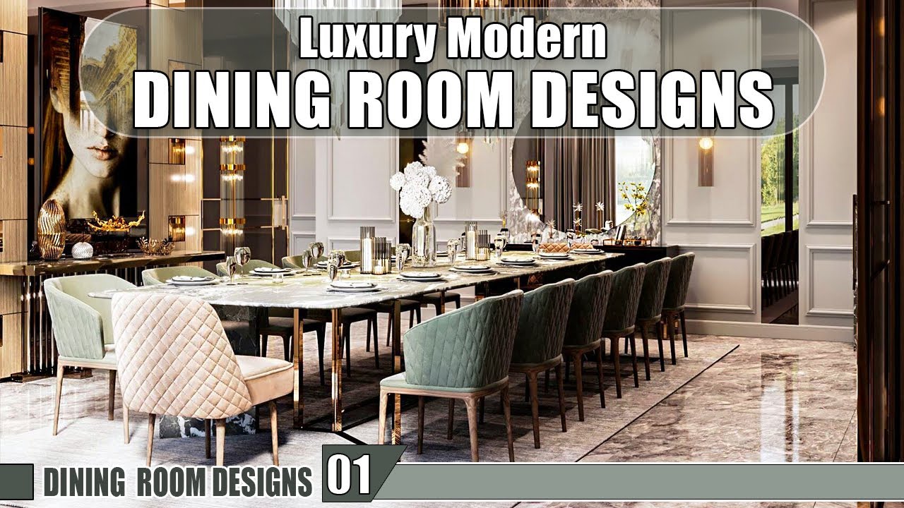 70 Luxury Dining Room Modern Designs 2024 - Cozy Home Designs